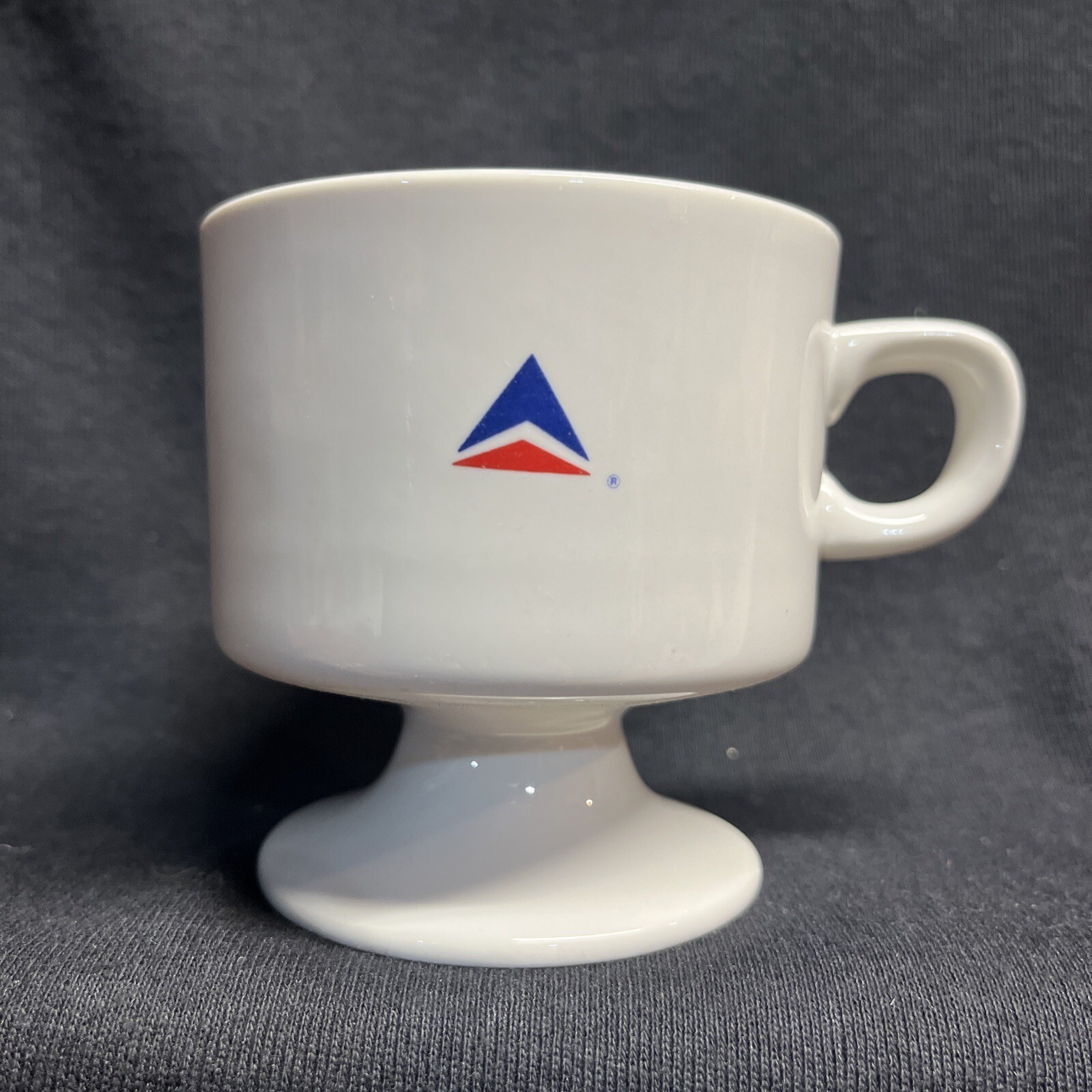 Vintage DELTA AIR LINES Pedestal Coffee Cup Made In USA ABCO | eBay