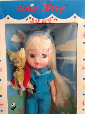 1966 Jointed Blonde Tiny Terry Doll NRFB My Toy Japan | eBay