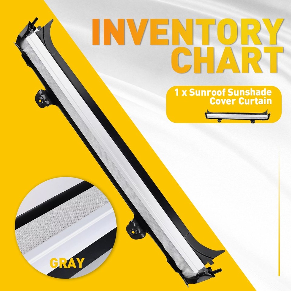 Gray Sunshade Sunroof Cover For Audi Q5 2010-2017 / VW Sharan syncro ...