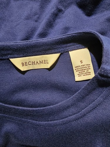 Vintage Bechamel Shirt & Jacket Blue W/ Flower Accent Set, Womens Small ...