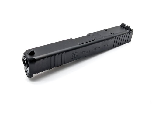 NEW OEM Glock 19 Gen 5 MOS Complete Slide Barrel Guide Rod Black Optic ...