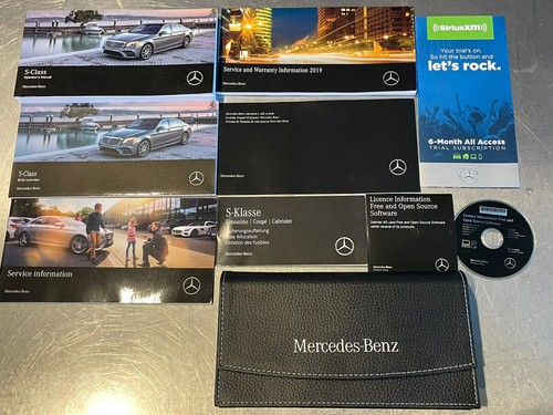 2019 MERCEDES BENZ S CLASS S450 S560 S600 S650 MAYBACH COMPLETE OWNERS ...
