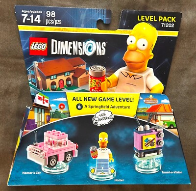 LEGO Dimensions The Simpsons Homer Level Pack 71202 (98PCS) Brand New ...