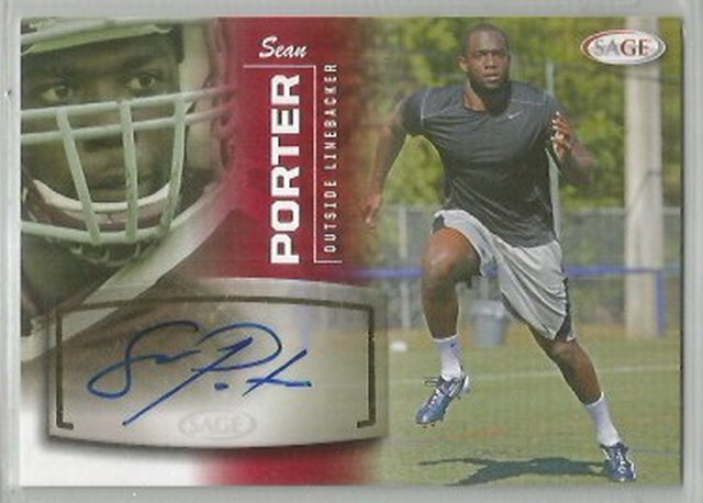 Sean Porter Texas A&M 2013 Sage AUTOGRAPHS RED | eBay