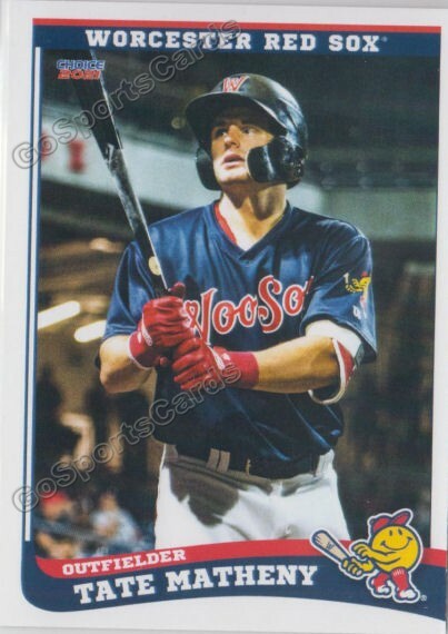 2021 Worcester Red Sox Tate Matheny RC Rookie Boston | eBay