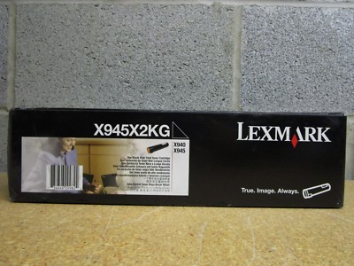 GENUINE LEXMARK X945X2KG BLACK HI-YIELD TONER CARTRIDGE X940 X945 ...