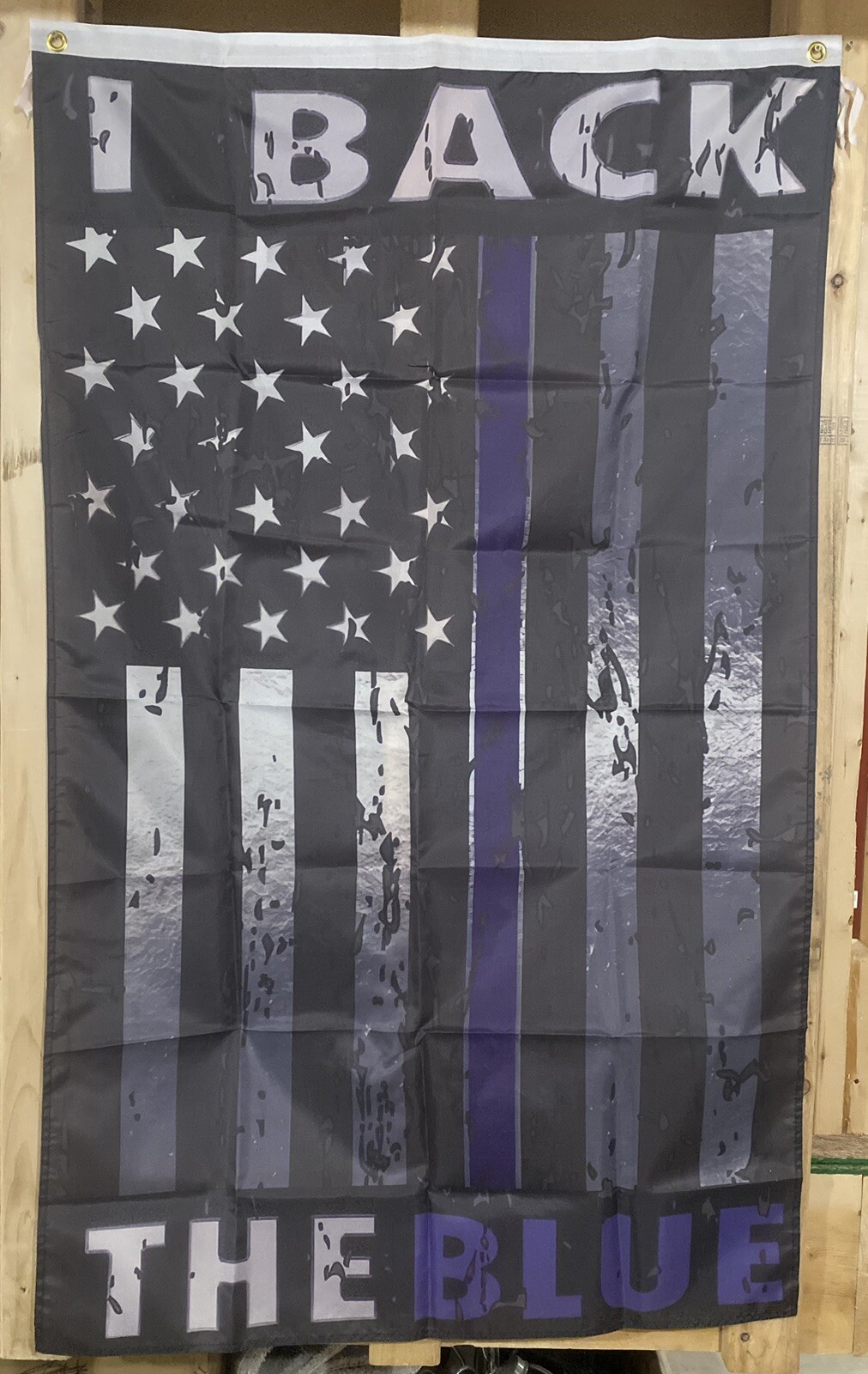 Back The Blue Support Police Flag FREE SHIP Thin Line Cops Justice USA ...