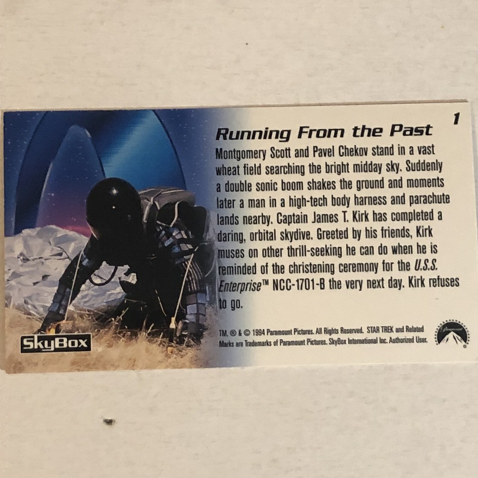 Star Trek Generations Widevision Trading Card #1 James Doohan Walter ...