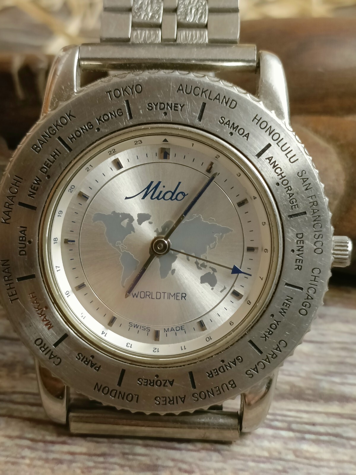 Vintage Mido Worldtimer 5200 Quartz Men Watch for sale online | eBay