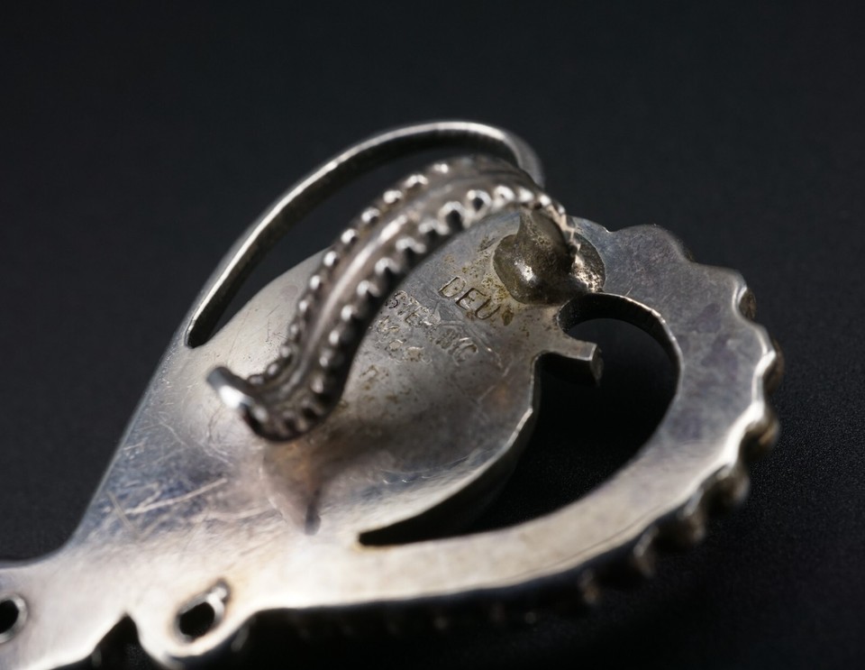 Navajo Artist David Umpleby Turquoise Pendant Sterling Silver 2" PS2164 ...