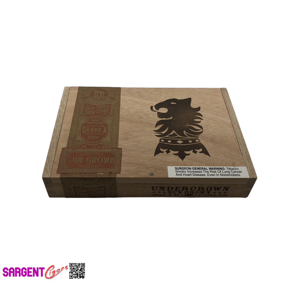 Undercrown Flying Pig Sun Grown Empty Wooden Cigar Box 9.25x6.5x1.75 | eBay