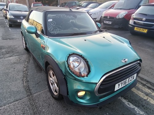 2016 MINI COOPER CONVERTIBLE DAMAGED REPAIRABLE SALVAGE | eBay UK
