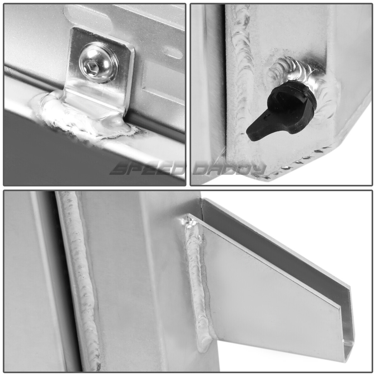 FOR 85-96 F150/F250 SD V8 MT 3-ROW ALUMINUM CORE RACING RADIATOR W/FAN ...