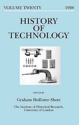 History of Technology: Vol.20, 1998 (Hardcover, 1999) for sale online ...