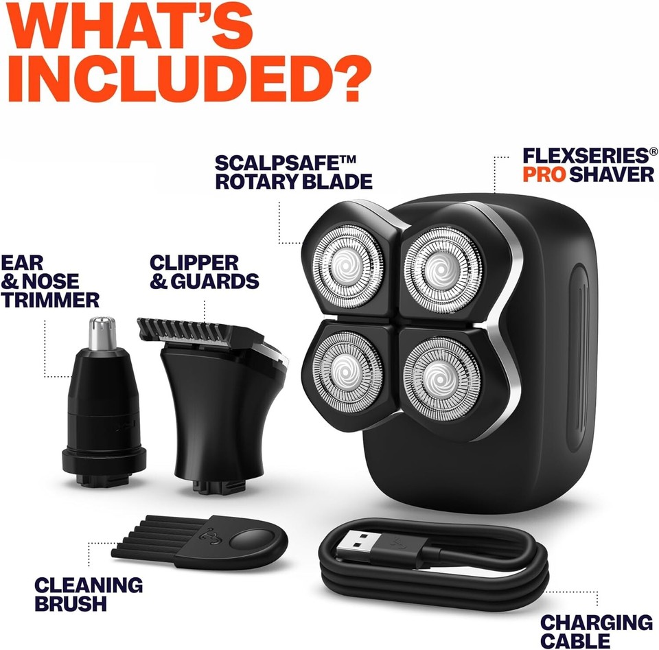FREEBIRD Flex Series Pro Shaving Kit - Rotary Head Shaver - SEALED | eBay