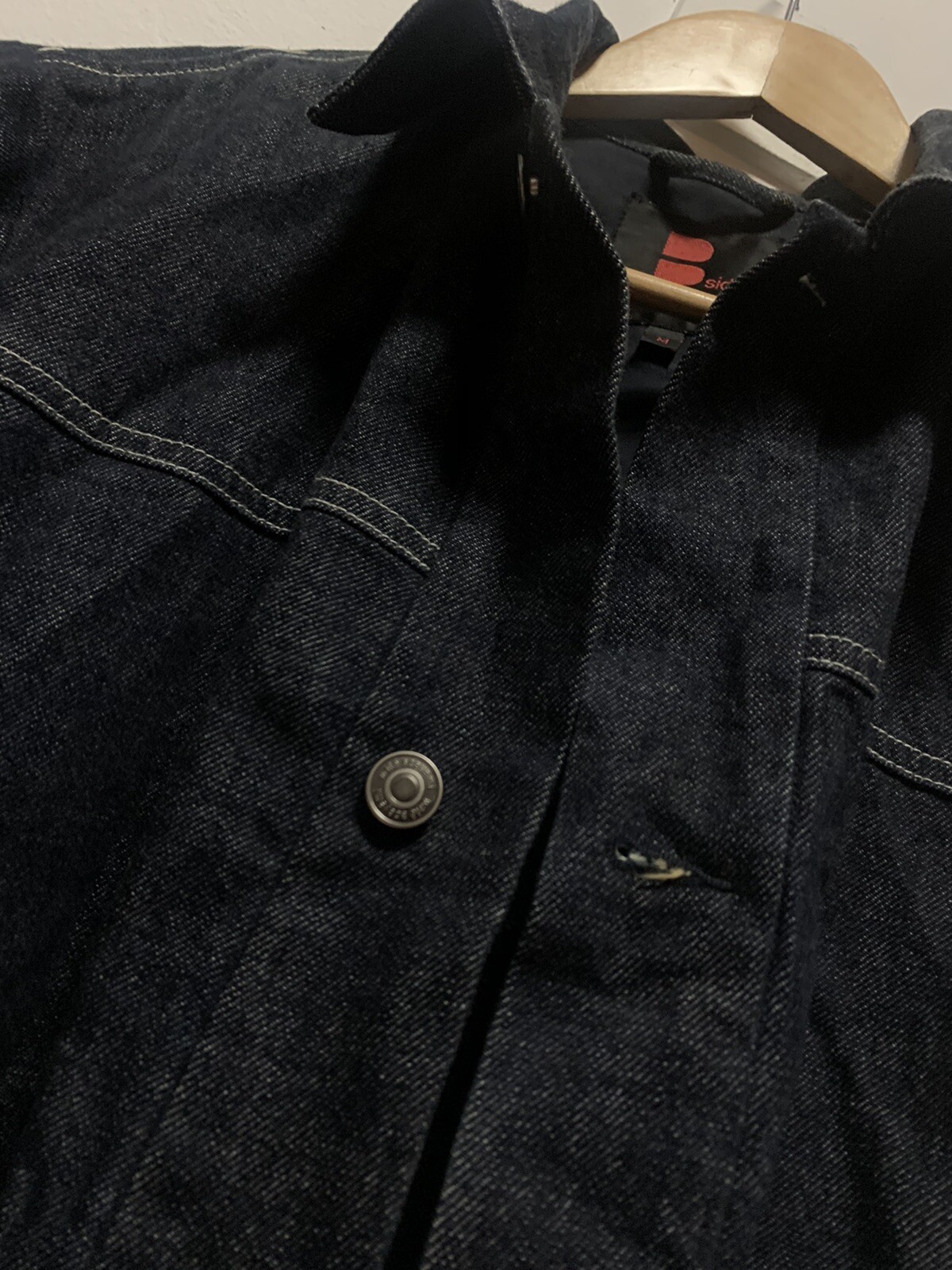 Wale Adeyemi B Side Mens Graffiti Back Denim Jacket Size M, Very Rare ...