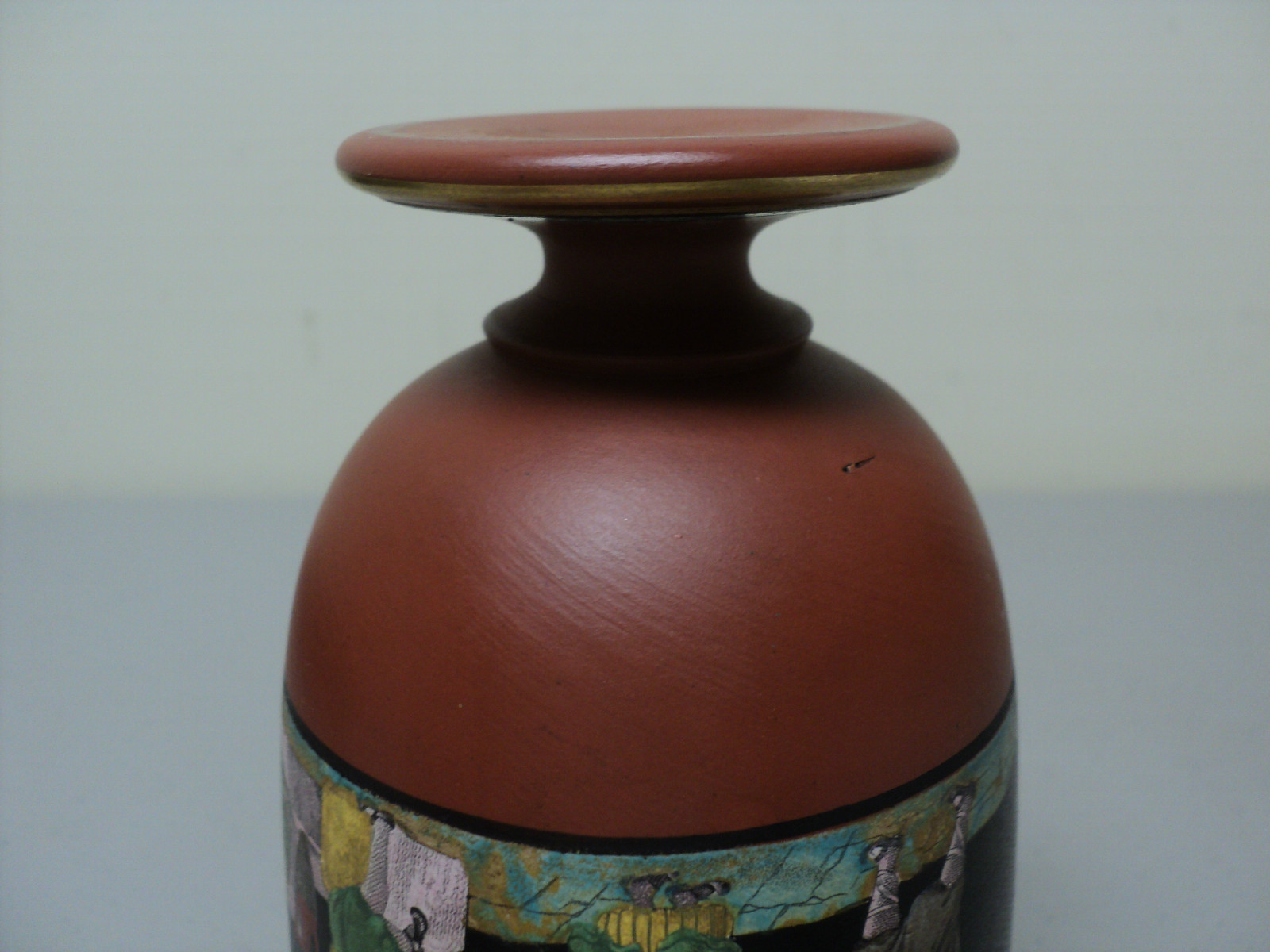 EXCEPTIONAL QUALITY 19th C ENGLISH PRATTWARE TERRACOTTA VASE, TURKISH ...