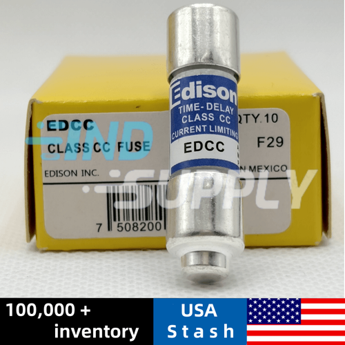 1PC Original Edison EDCC-30 30A 600V Time Delay Current Limiting Fuse ...