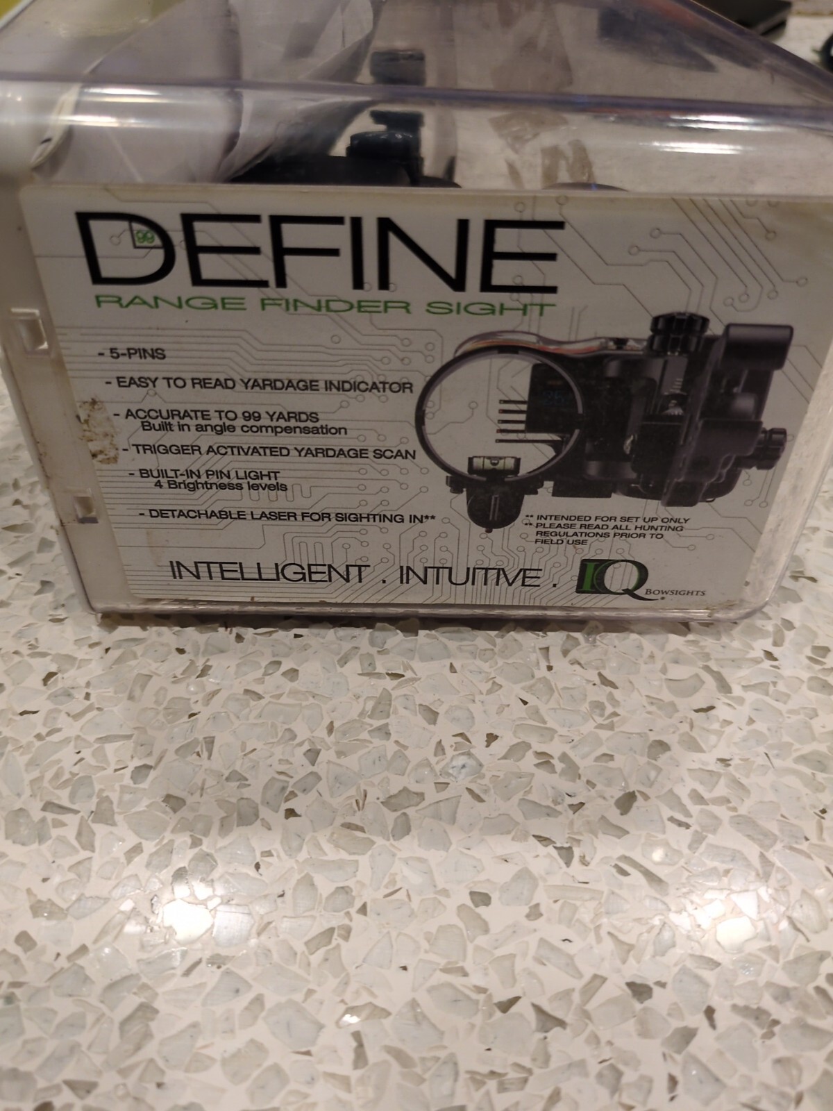Define IQ Bow Sight 5 Pin Rangefinder | eBay