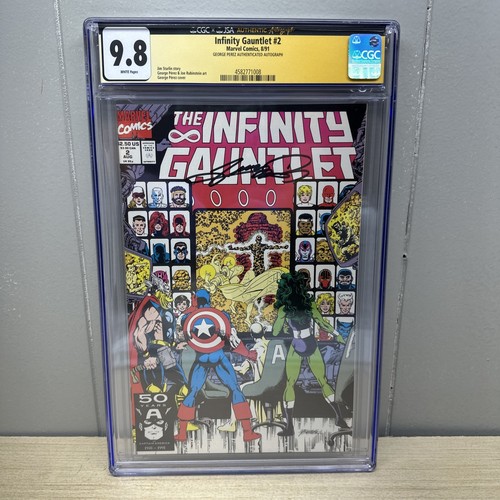 The Infinity Gauntlet #2 (CGC 9.8) JSA Authenication George Perez ...