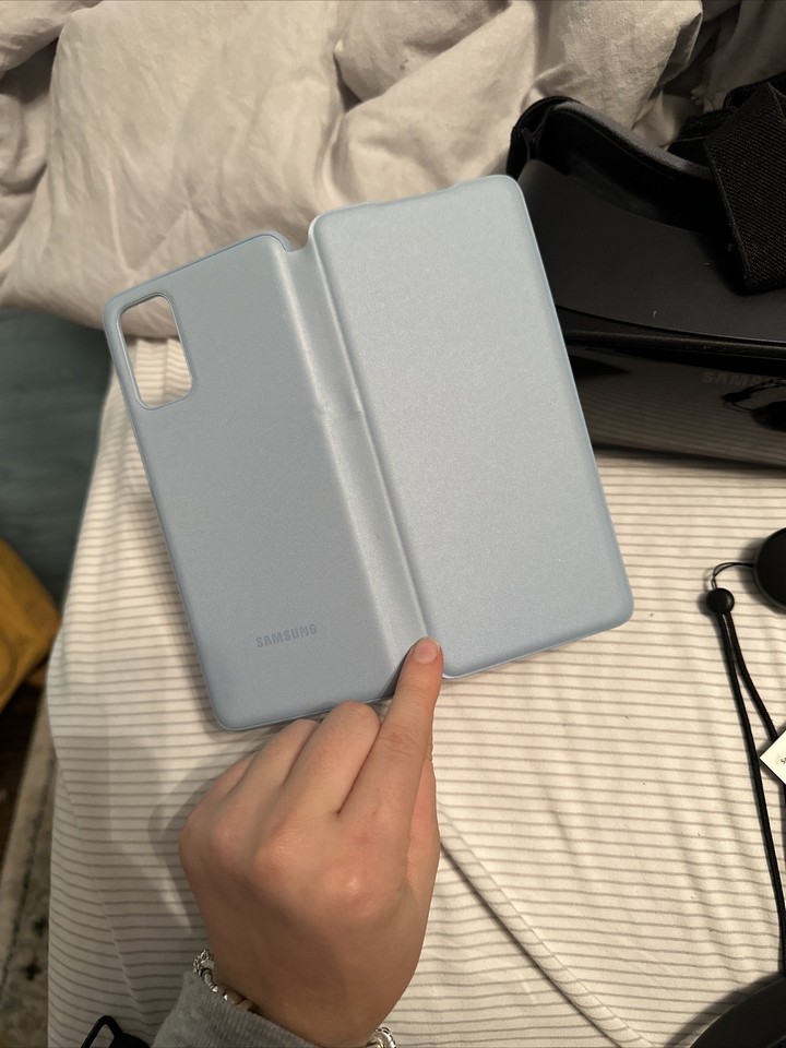 Samsung LED Wallet Cover for Galaxy S20+ - Light Blue 887276406480| eBay