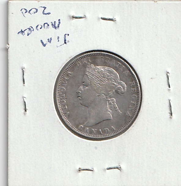 1871 Canada Twenty Five 25 Cents Coin Obverse 2 | eBay