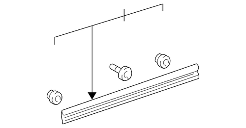 Genuine Lexus Upper Molding 75734-50040 | eBay