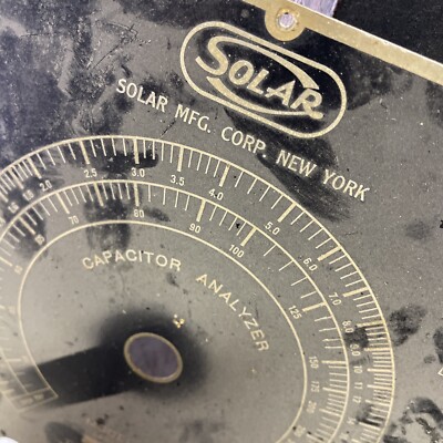 Capacitance Meters - Solar Capacitor Analyzer