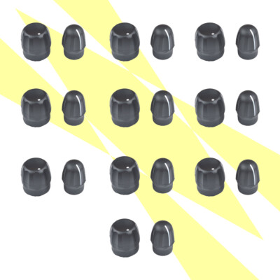10x Volume Control & Channel Selector Knob Cap for CP200 CP200D PR400 ...