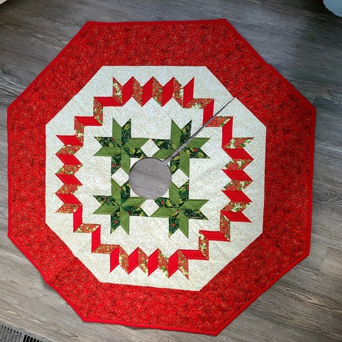 Handmade Christmas Tree Skirt - 43 inch Octagon | eBay