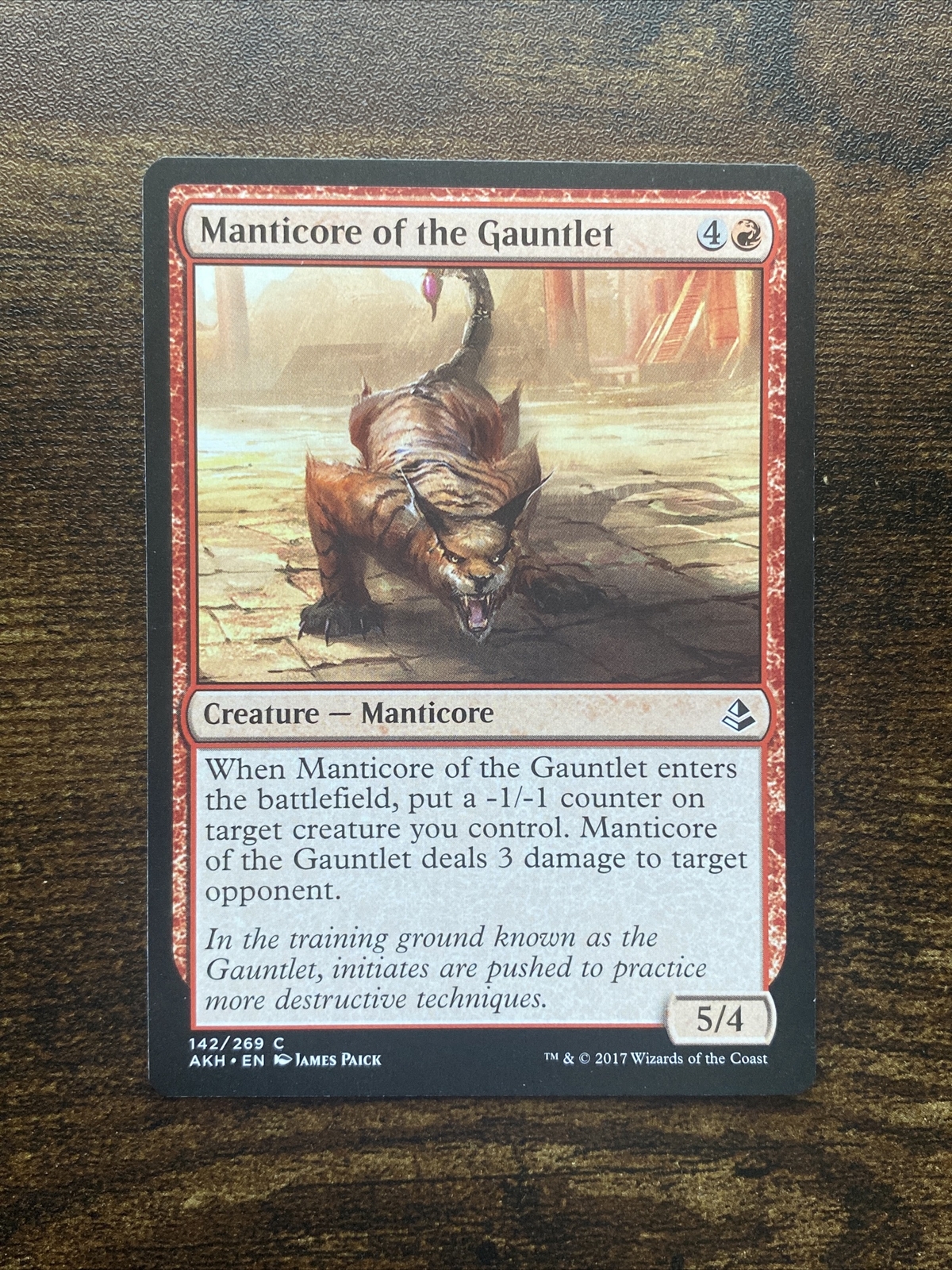 Manticore of the Gauntlet 142/269 Amonkhet MTG Magic The Gathering ...