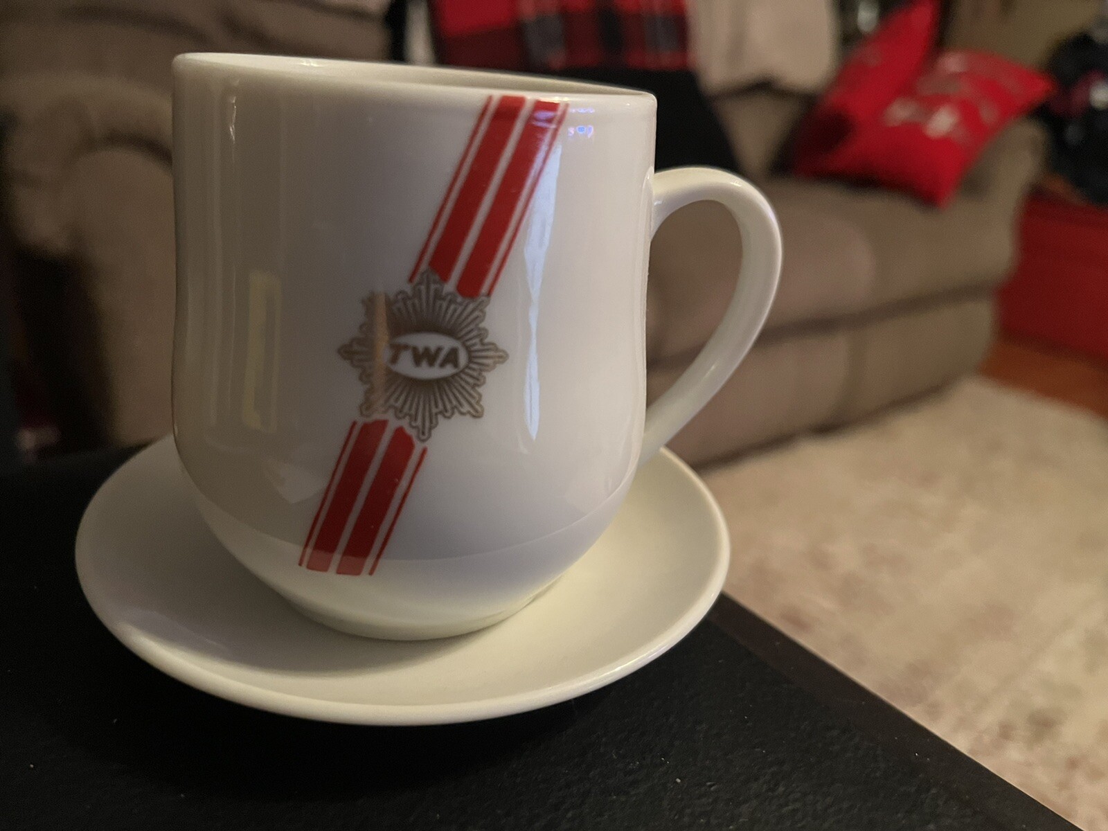 TWA AIRLINES Royal Ambassador China Tea Cup and Saucer | eBay