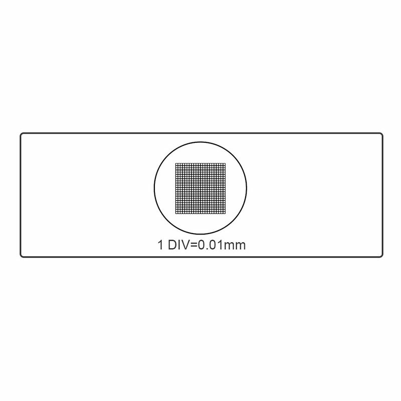 DIV 0.01mm Microscope Stage Calibration Slides Grids Net Micrometer ...