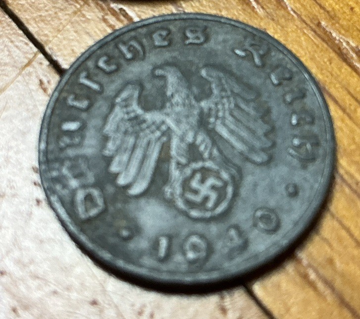 1938 - 42 7 x German Nazi Coins - Including Silver 2 Reichsmark 1938 A ...