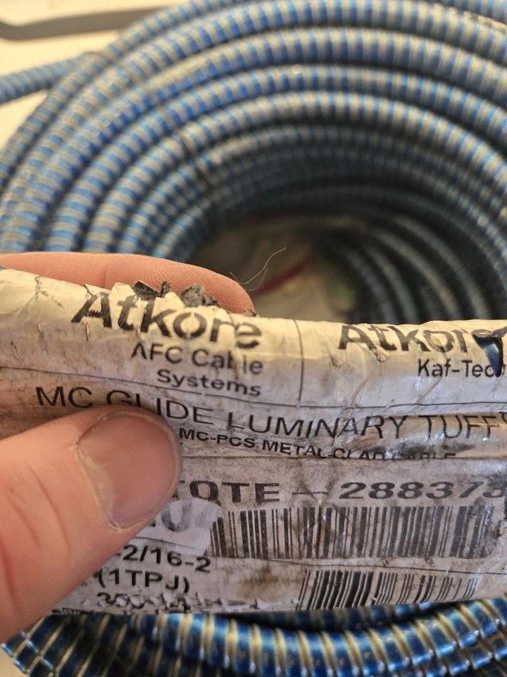 AFC Cable Systems SL04B42-L00 Type MC-PCS MC Luminary Cable 16/2-12/2 ...