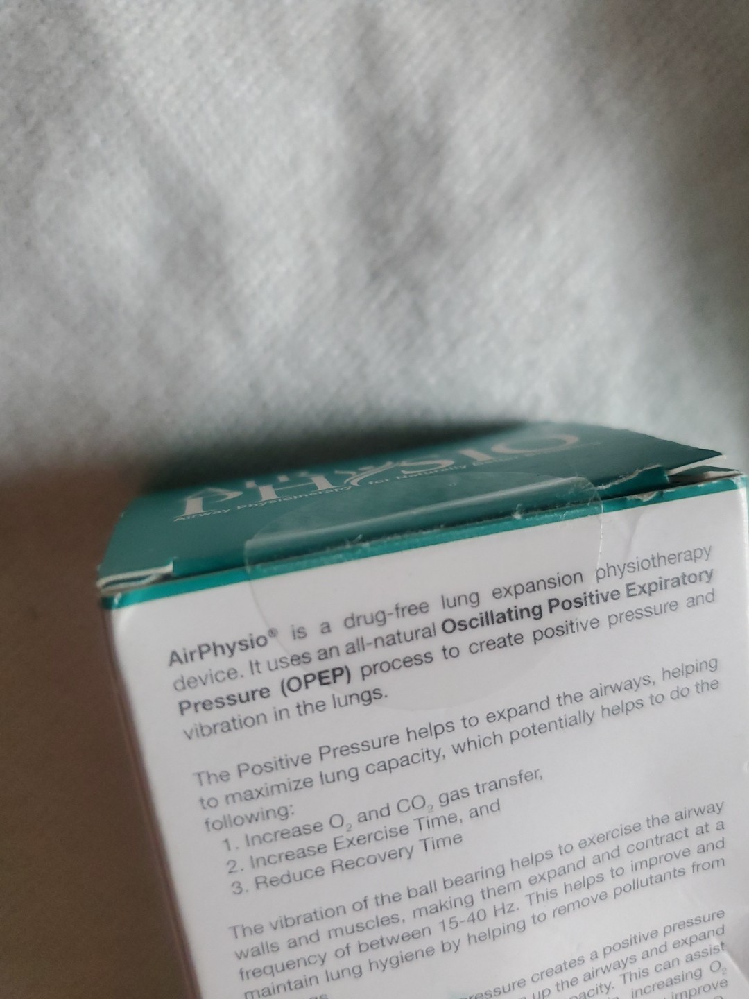 Air Physio Mucus Clearance Lung Expansion Device NEW Sealed In Box | eBay