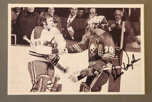 Dave Dryden Autographed 4x6 Sabres Photo with Ken Dryden | eBay