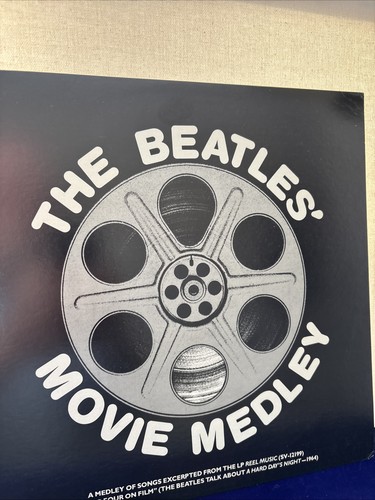 Rare Beatles 1982 Movie Medley Promo Single Only US Beatles 12” Promo W ...