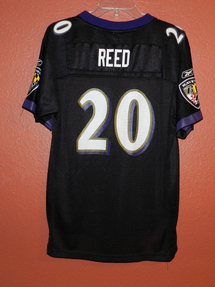 Ed Reed Baltimore Ravens Alternate Black Football Jersey Reebok Youth ...