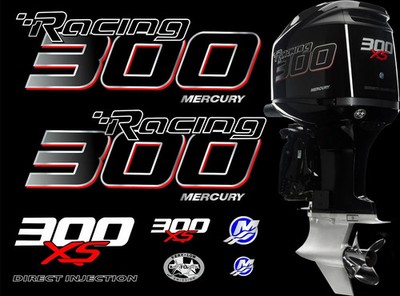Mercury Outboard 300 XS Racing Decal set / Stikers | eBay