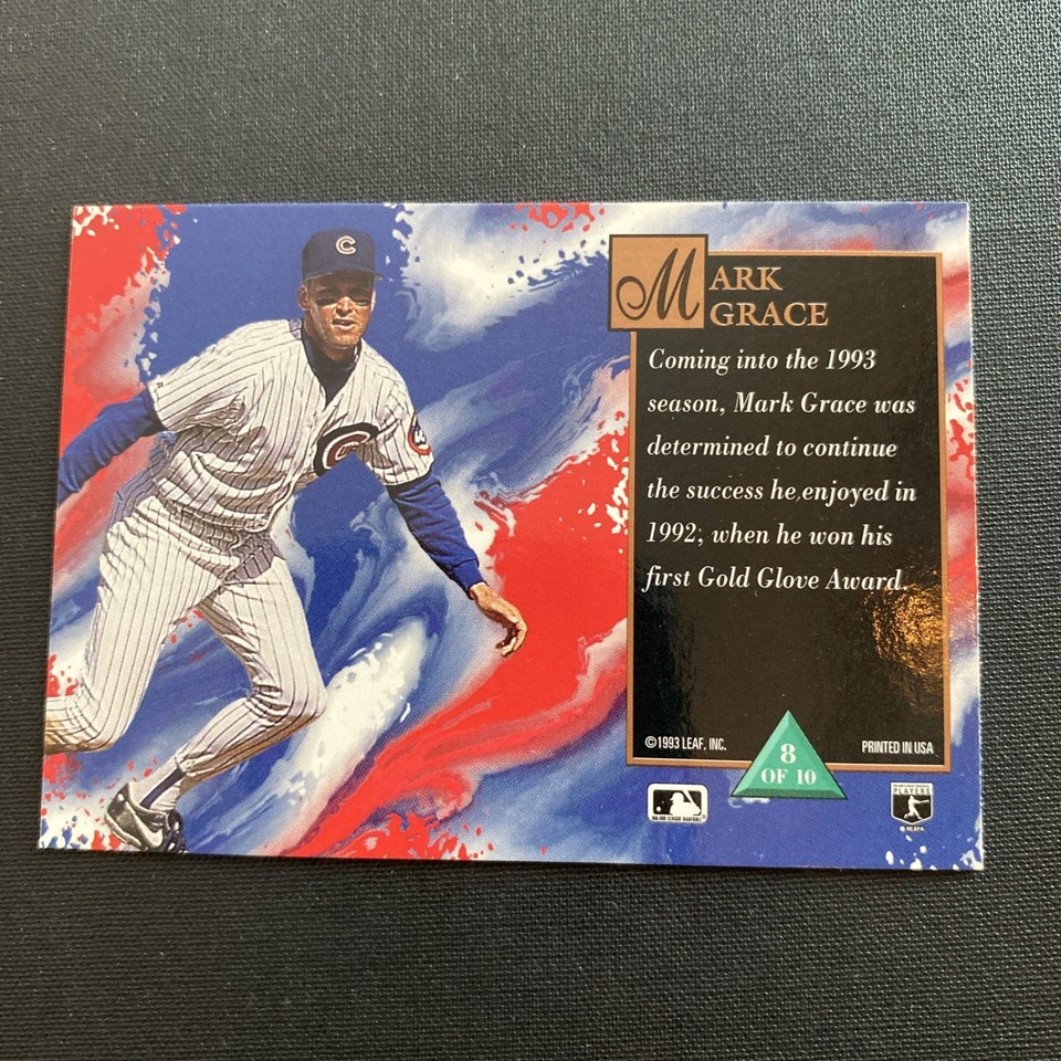 1993 Mark Grace Studio Superstars on Canvas #8 | eBay