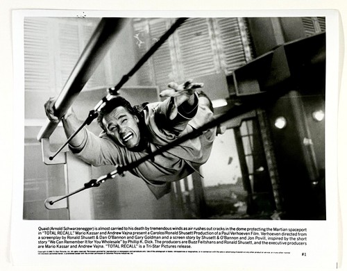 1990 Total Recall Movie Still Vintage Press Photo Arnold Schwarzenegger ...