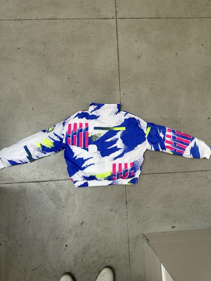 Vintage Nike Challenge Court Andre Agassi Wind Breaker Women Small | eBay