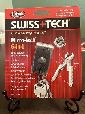 SWISS+TECH MICRO-TECH 6-IN-1 TOOL (NEW PACKAGING HAS SOME WEAR) | eBay