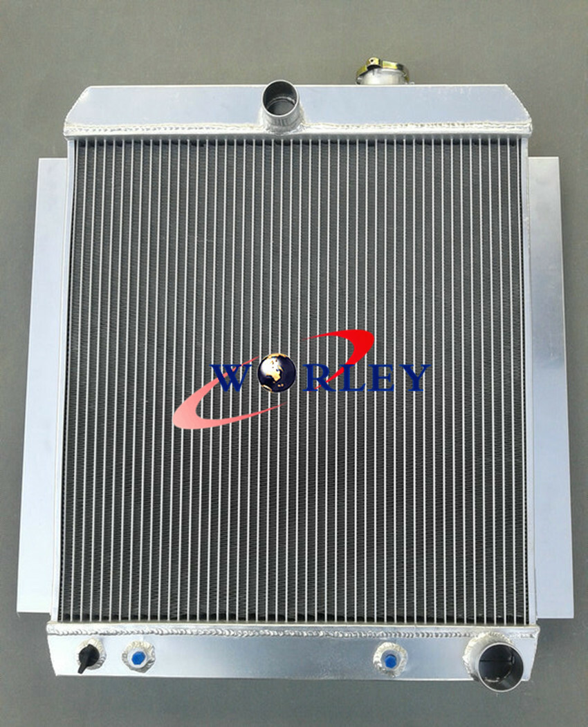 Aluminum Radiator for CHEVY TRUCK PICKUP AT/MT 1948-1954 48 49 50 51 52 ...