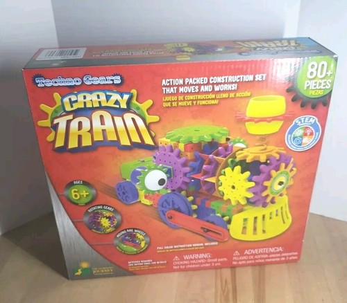 NEW! Techno Gears Crazy Train Construction Set 80 Piece Set (#9 ...