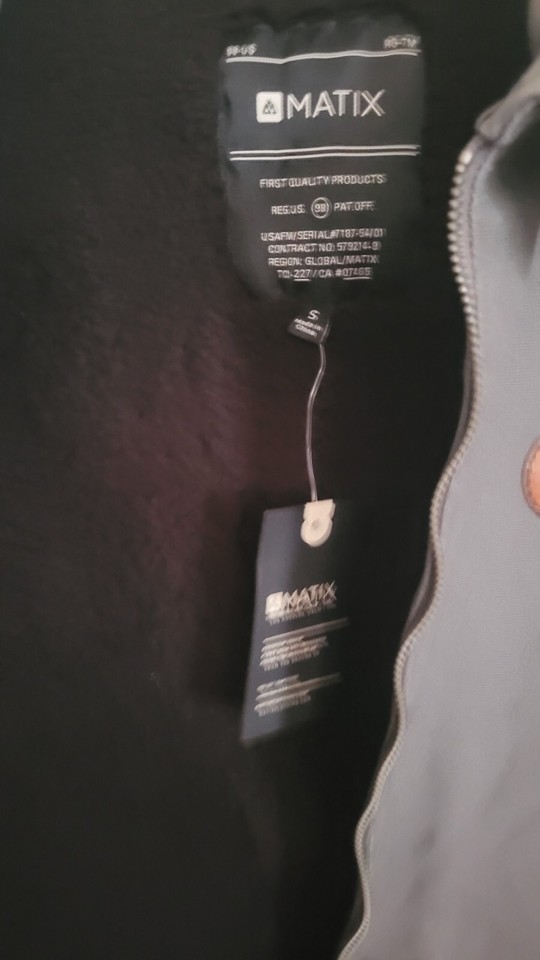 Matix Sherpa Lined Canvas Jacket Coat Trucker Biker Skateboard Full Zip ...