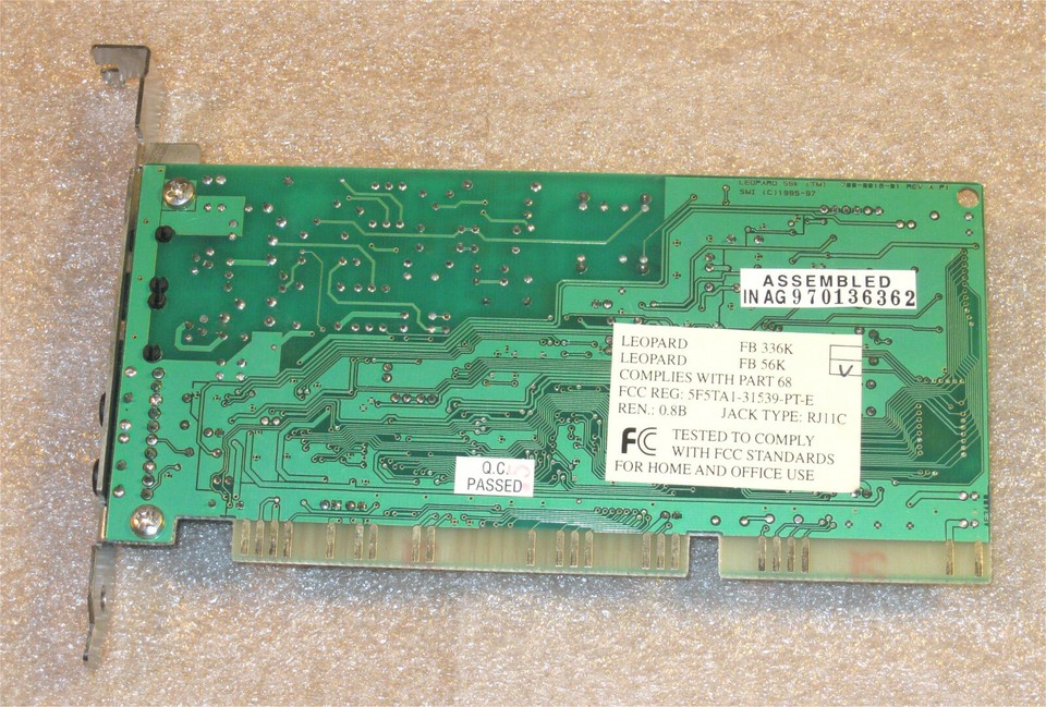 Rockwell Leopard 56K Modem Card PCI | eBay