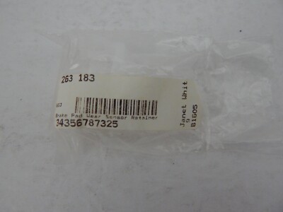 BMW 343456787325 Genuine BMW Wear Indicator Clip Retainer New | eBay