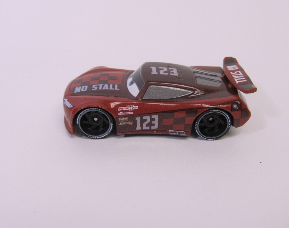 Disney CARS Diecast NO STALL 123 Race Car Jonas Carves | eBay